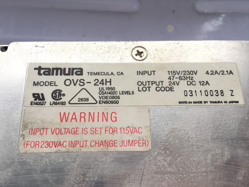 TAMURA OVS-24H - 裕益科技自動化設備可程式編碼器PLC分散式控制系統DCS